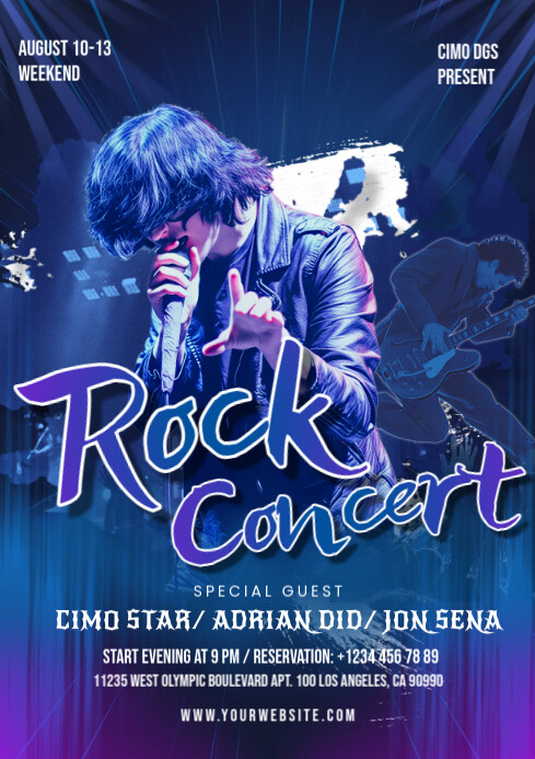 Copy of Rock Concert Flyer | PosterMyWall