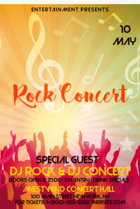 Rock Concert Template | PosterMyWall
