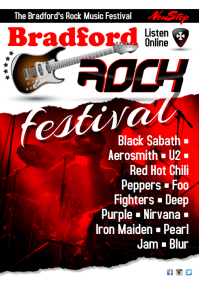 Rock Festival Poster Template | PosterMyWall