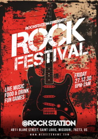 Rock Festival Flyer Template | PosterMyWall