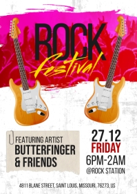 Rock Fest template | PosterMyWall