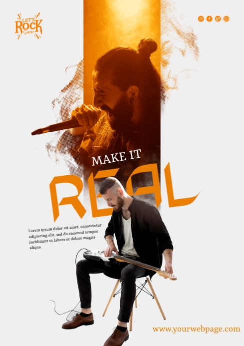 ROCK FESTIVAL TEMPLATE | PosterMyWall