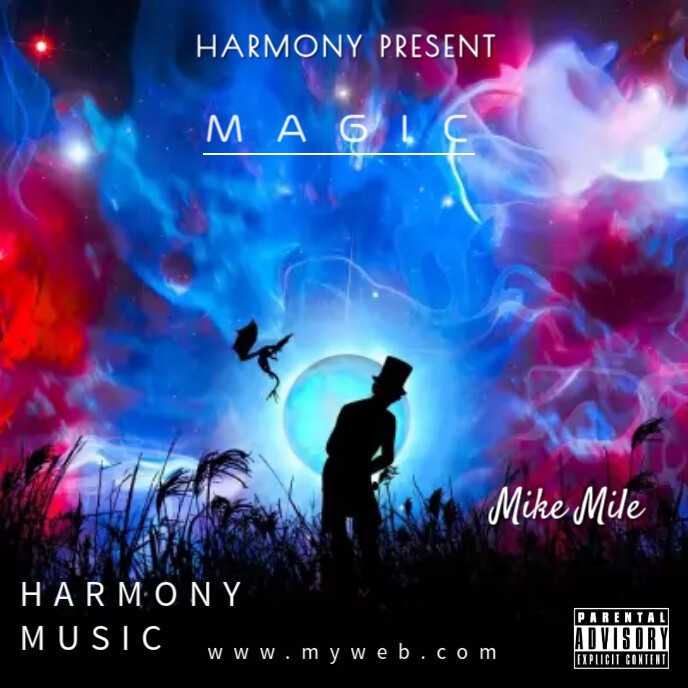 Copy of Rock magic Album Cover Template | PosterMyWall