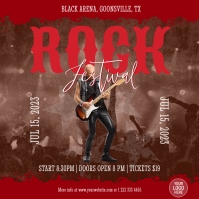 Rock Concert Template | PosterMyWall