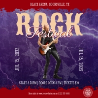 Rock Concert Template | PosterMyWall