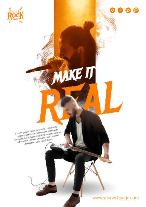Rock Music Templates | PosterMyWall