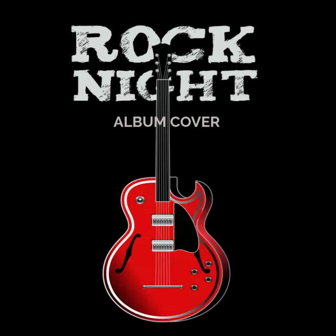 Rock Night Album Cover Template | PosterMyWall