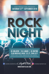 Rock Fest Poster Template | PosterMyWall