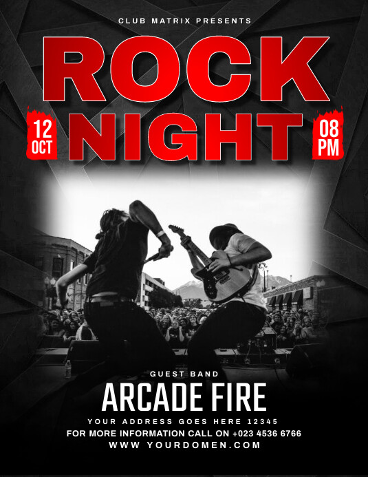 Copy of Rock Night | PosterMyWall
