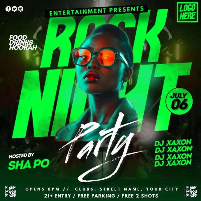 Copy of ROCK NIGHT PARTY | PosterMyWall