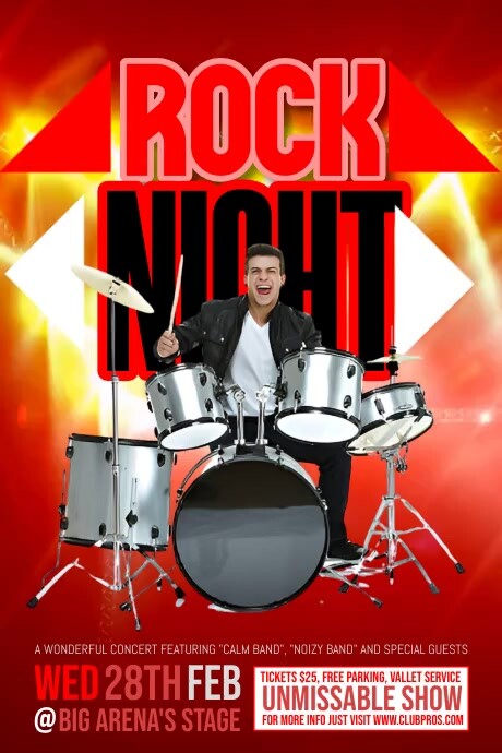 Copy of Rock Night Party | PosterMyWall