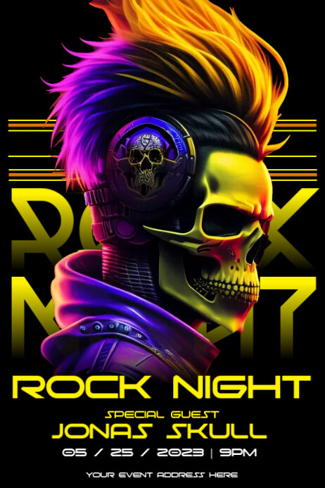 Copy of Rock Night Poster | PosterMyWall