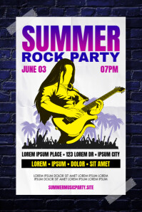 SUMMER PARTY POSTER Template | PosterMyWall