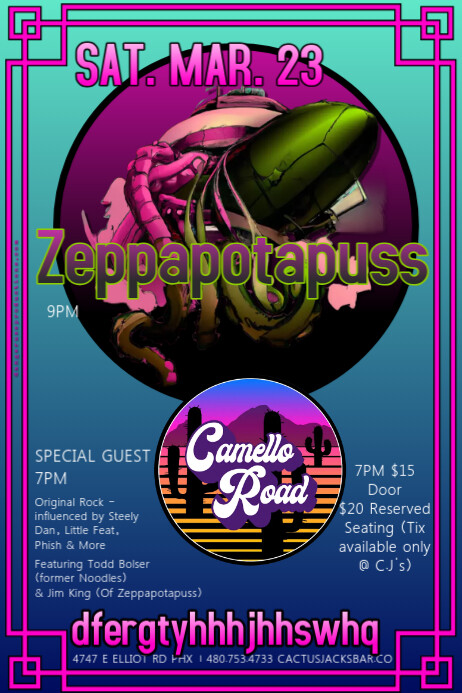 Copy of rock poster | PosterMyWall