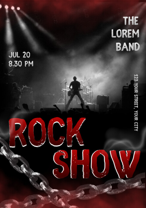 Copy of Rock Show Flyer | PosterMyWall