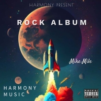 Rising Music Classic Rock Album Cover Art Template | PosterMyWall