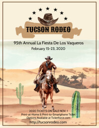 Rodeo Weekends Flyer Template | PosterMyWall