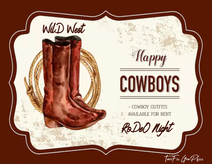 Plantilla de rodeo | PosterMyWall