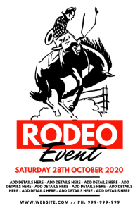Rodeo Poster Template | PosterMyWall