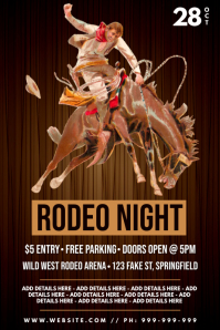 Rodeo Poster Template | PosterMyWall
