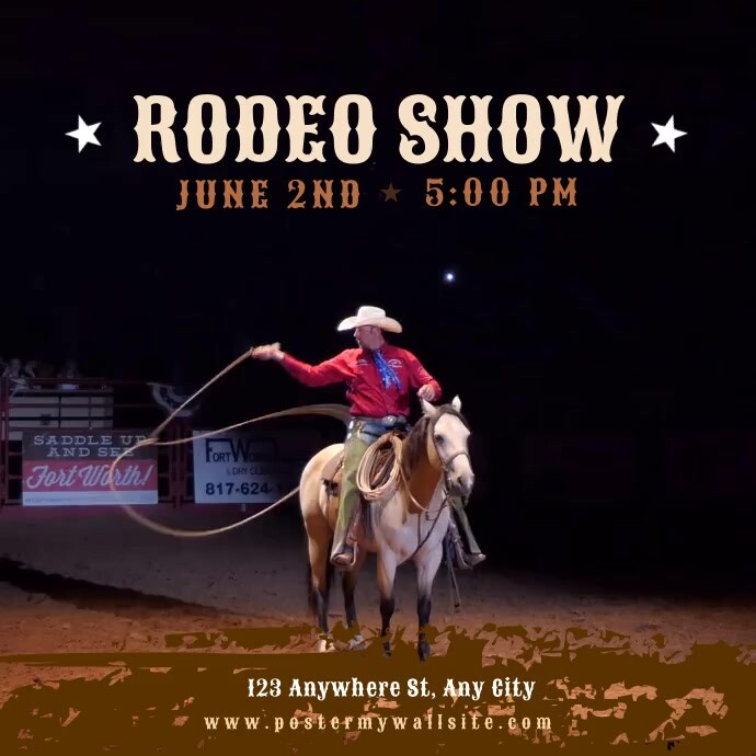 Rodeo Show Template | PosterMyWall