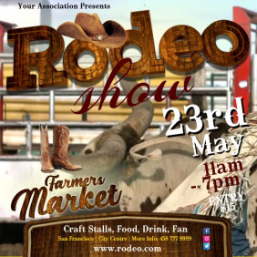 Rodeo Flyer Maker - Use Free Templates! | PosterMyWall