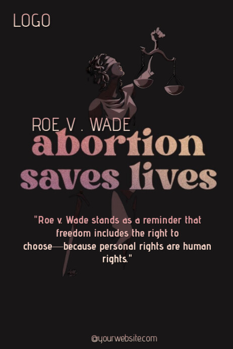 Roe V. Wade Poster Template | PosterMyWall