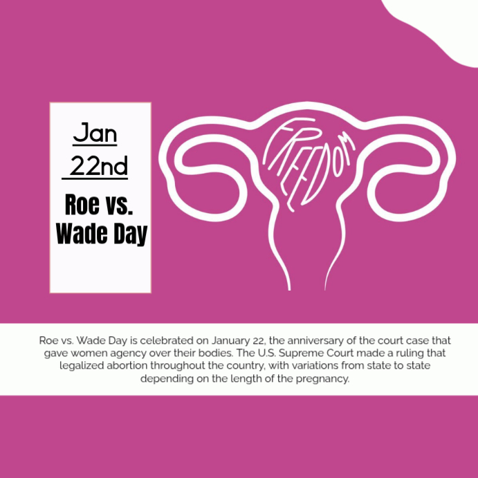 Plantilla de Roe vs. Wade Day | PosterMyWall