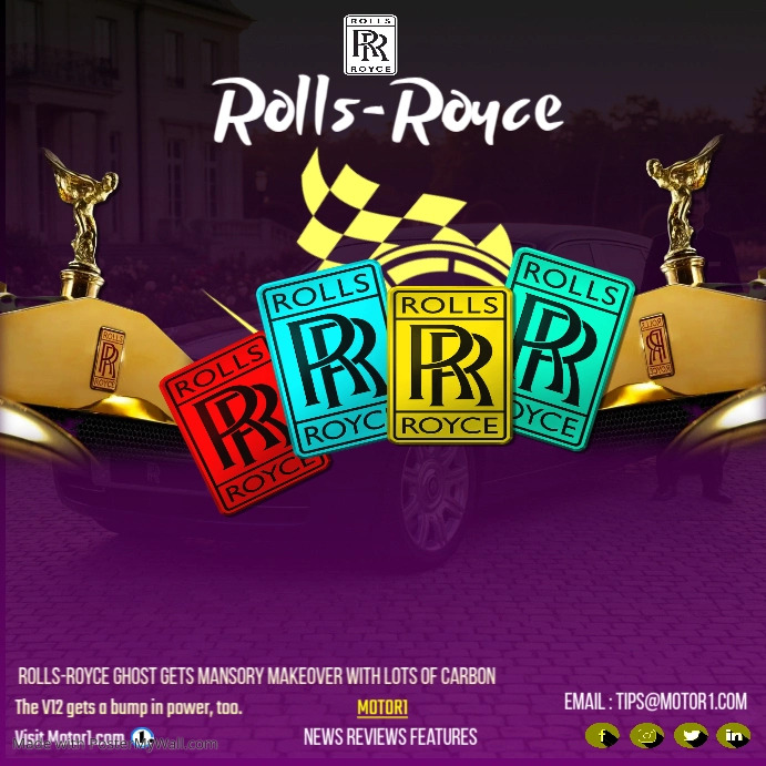 Copy of Roll's Royce -Ghost Flyer Template Design | PosterMyWall