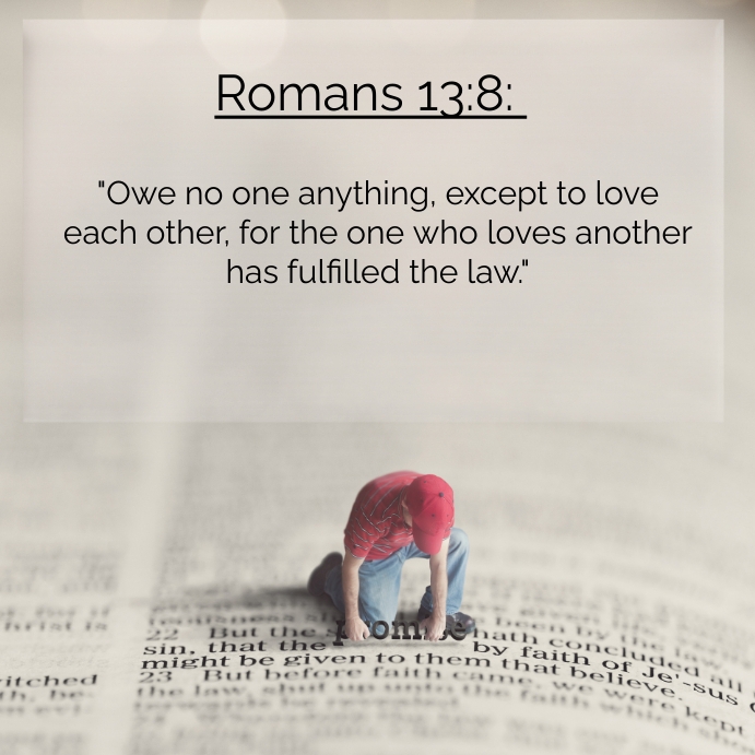 Romans 13:8 Template | PosterMyWall