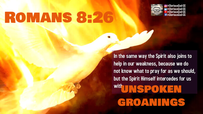 Romans 8:26 Template | PosterMyWall