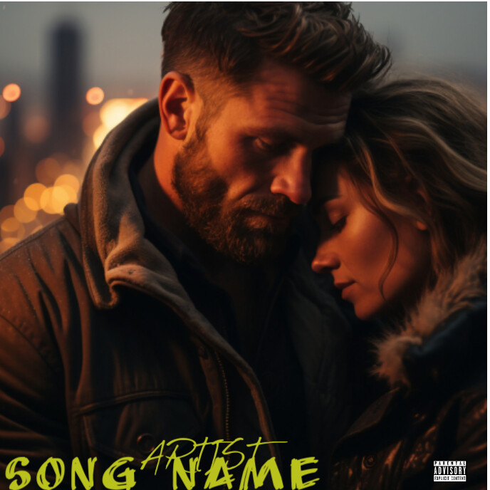 Romantic couple album cover Templat | PosterMyWall
