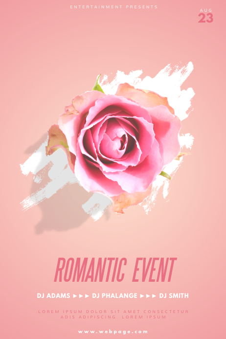 Romantic Event Flyer Template | PosterMyWall