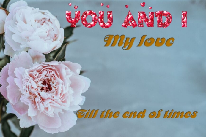 Romantic flyer Template | PosterMyWall