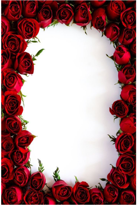 Plantilla de Romantic Garden border | PosterMyWall