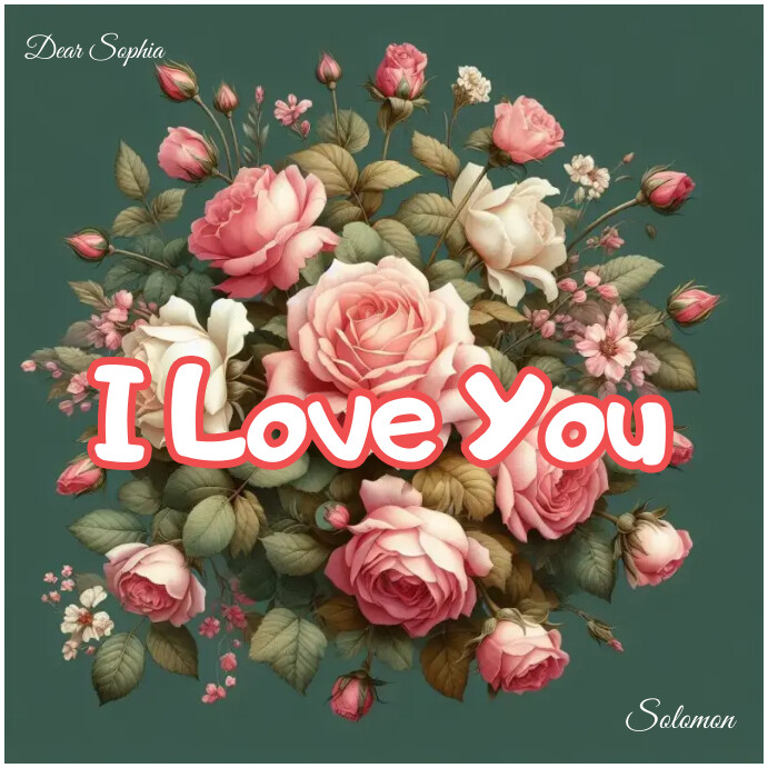 Romantic Greeting Card Template | PosterMyWall