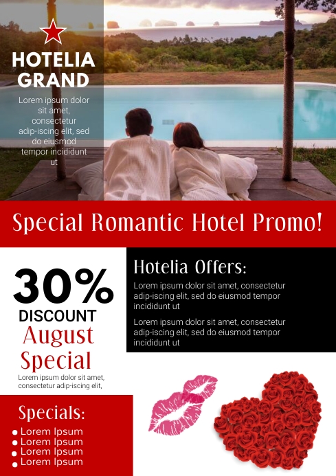 Copy of Romantic Hotel Promo | PosterMyWall