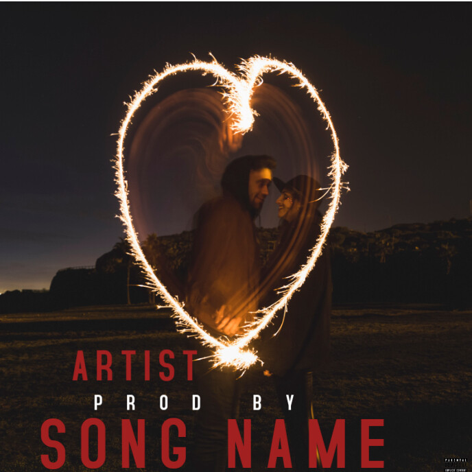 Plantilla de Romantic love album cover | PosterMyWall