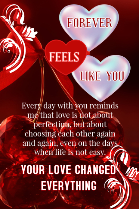 romantic love design poster Template | PosterMyWall