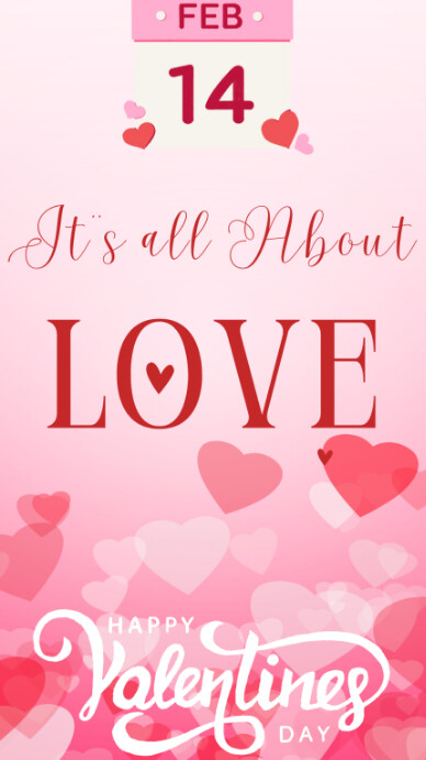 Copy of Romantic Valentine's day Love Post | PosterMyWall