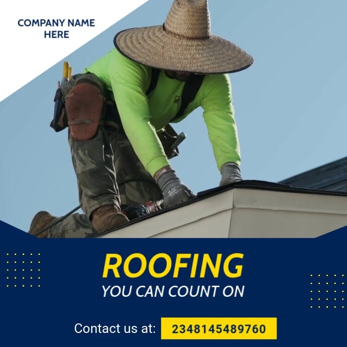 roofing Template | PosterMyWall