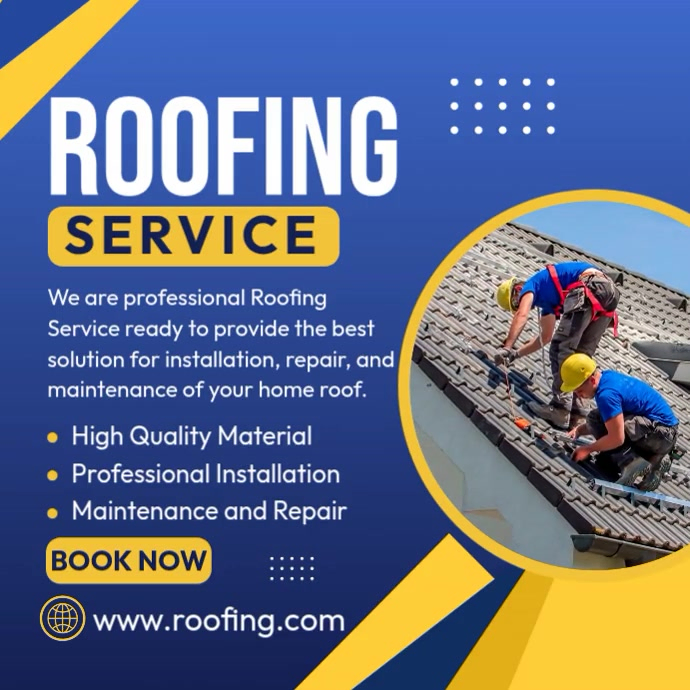 Roofing Service Template | PosterMyWall
