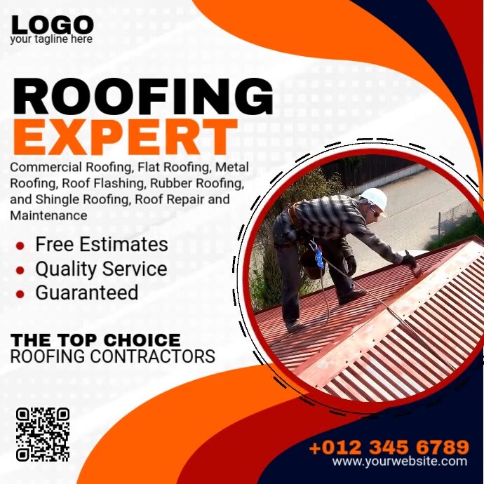 Roofing Services Ads Template | PosterMyWall