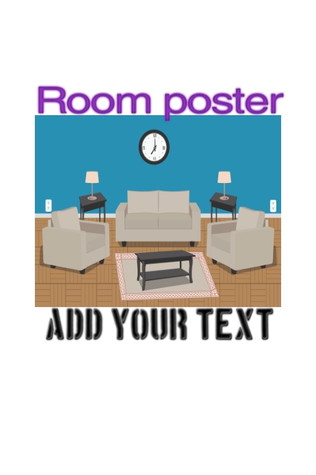 Room poster Template | PosterMyWall