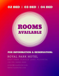 Rooms Available (Reservation) Template | PosterMyWall