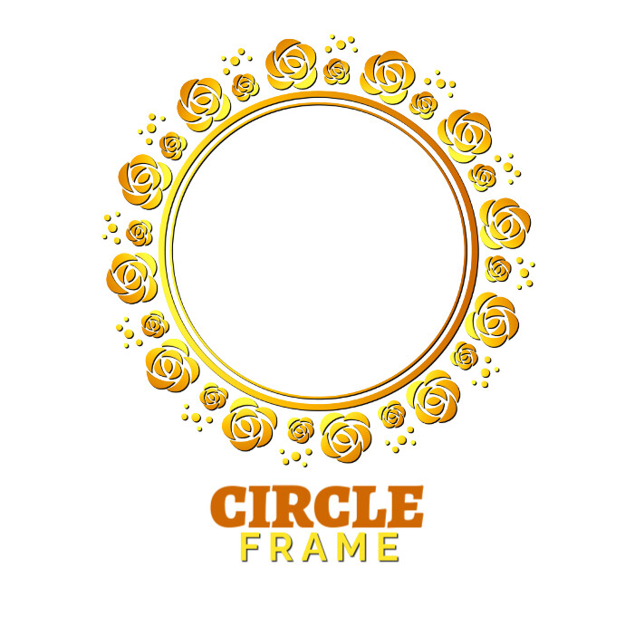 Plantilla de Rose circle frame logo | PosterMyWall