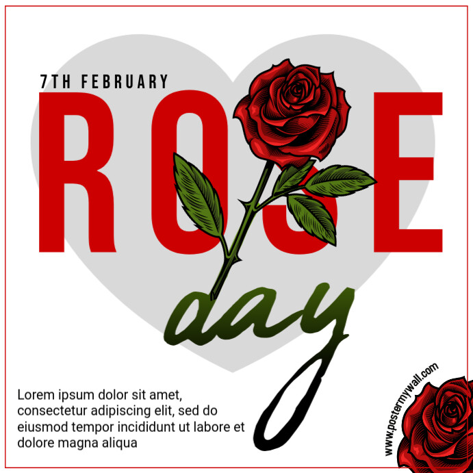 Copy of Rose Day | PosterMyWall