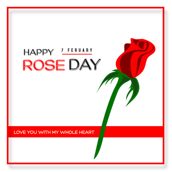ROSE DAY Template | PosterMyWall