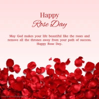 Happy Rose Day Instagram post Template | PosterMyWall