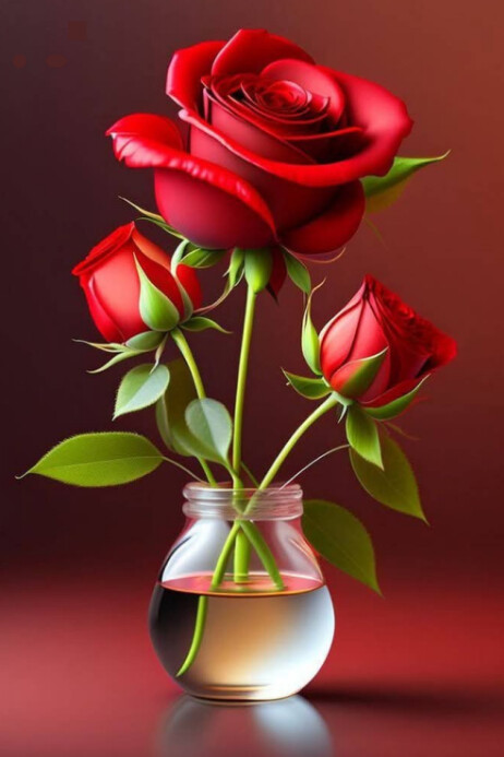 Rose flower gift Template | PosterMyWall